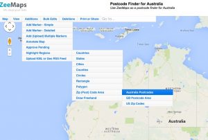 Postcode Finder for Australia, Interactive - ZeeMaps Blog