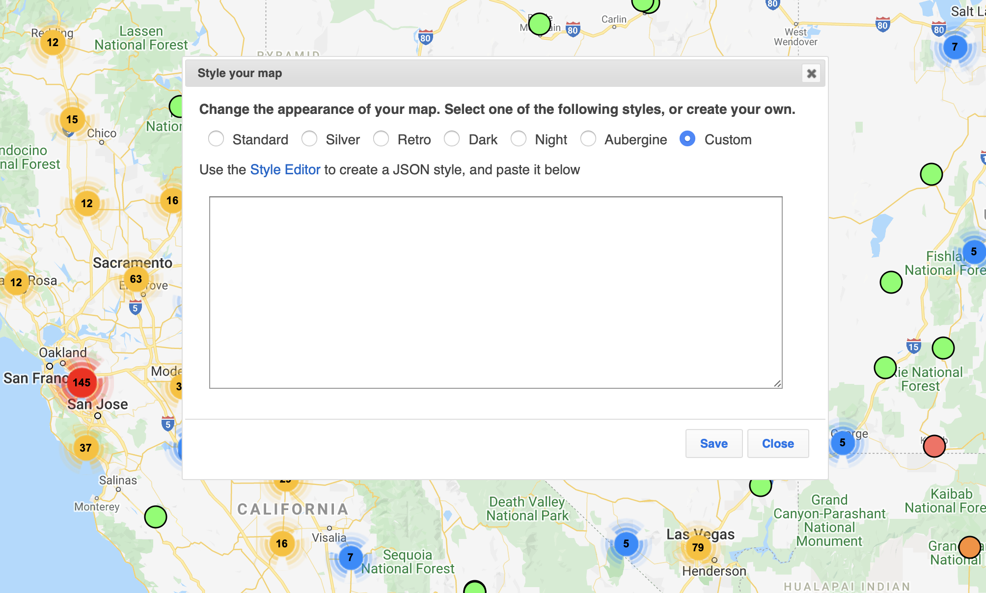 Map Type Tool - Change Map Style - ZeeMaps Blog
